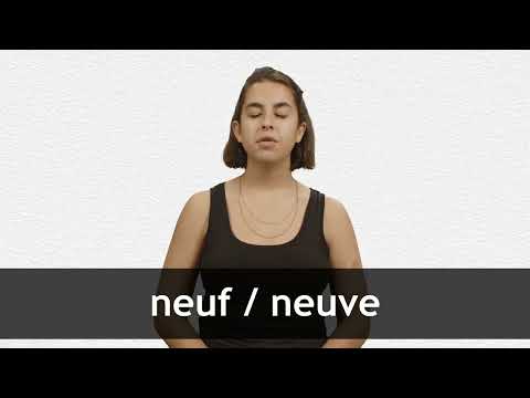 English Translation of “NEUVE” | Collins French-English Dictionary