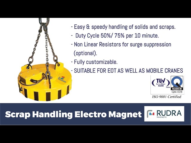 Circular Lifting Magnet Manufacturer from Hyderabad