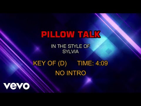 Sylvia - Pillow Talk (Karaoke)