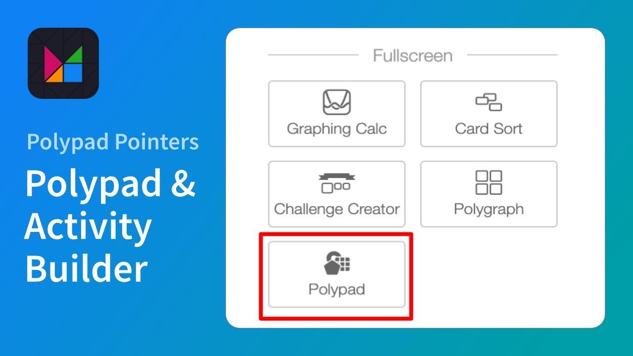 Using Polypad in Activity Builder - Polypad Pointers