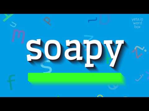 How to say "soapy"! (High Quality Voices)