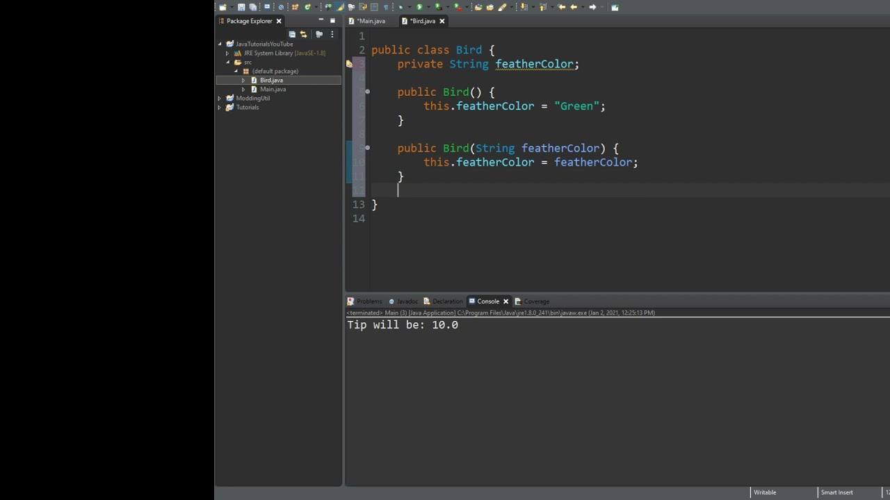 Java - #11 - Classes and Scanner