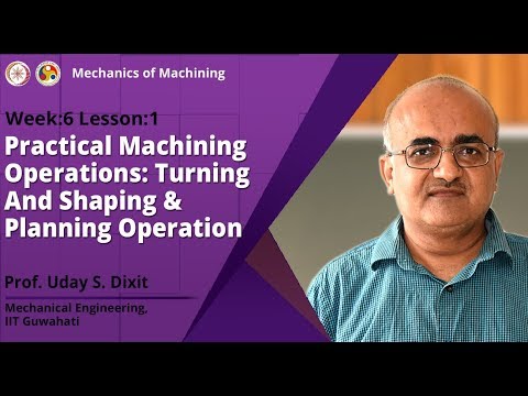 Turning And Shaping and Planning Operation Video Lecture - Crash Course ...