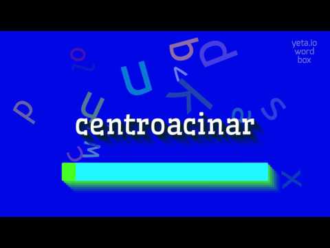 How to say "centroacinar"! (High Quality Voices)