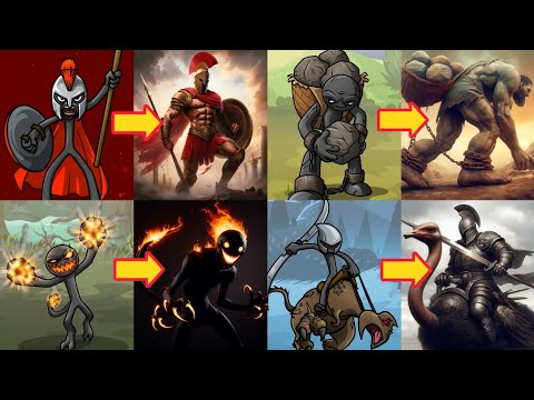 Stick War characters in real life2(I made the images with artificial intelligence of Microsoft bing)