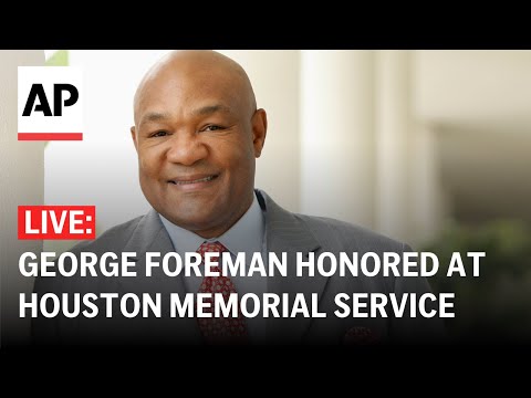 LIVE: George Foreman honored at Houston memorial service