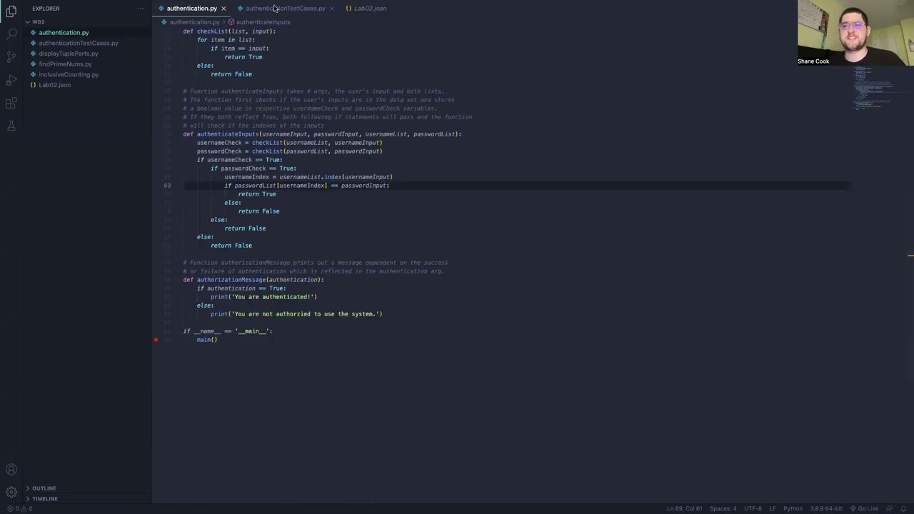 CSE 130 - W02 Lab: Authentication