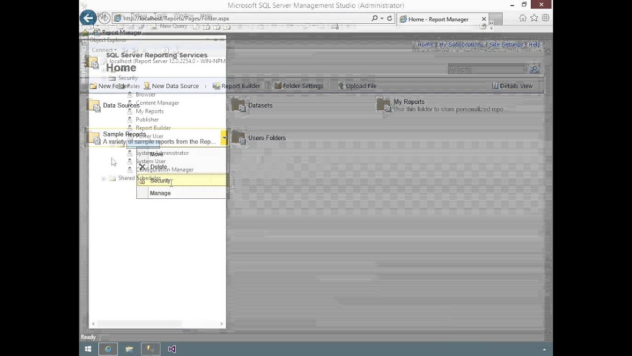 Trailer for SSRS 2014: Reporting Services Security