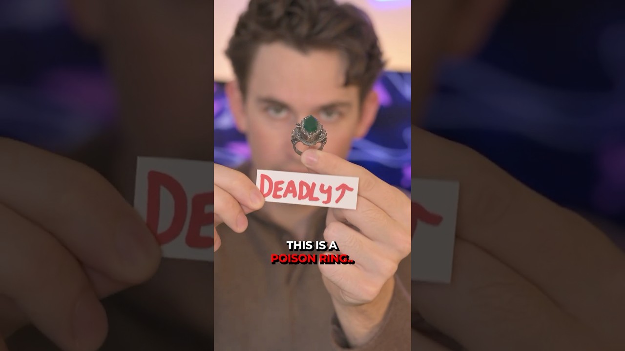 I Bought a “Poison Ring” from the Renaissance Period.. 😳 #shorts