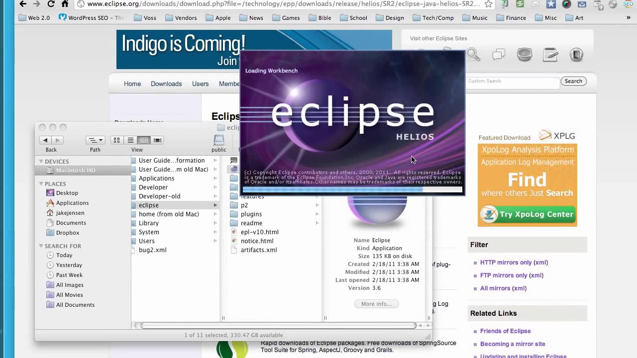 Android Application Development  in java Tutorial  2   Installing Eclipse and Setting up the ADT