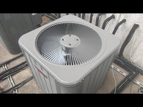 2024 Lennox Merit ML14XC1 2 ton central air conditioner starting up and running!