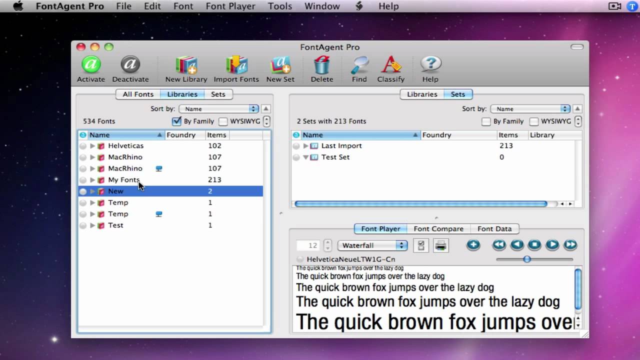 Re-create a library in FontAgent Pro.mov