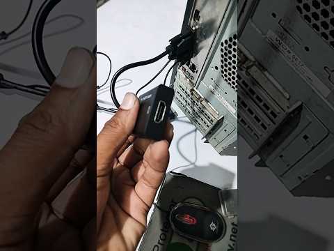VGA to HDMI Converter | Make HDMI Converter in Desktop PC#macnitesh#2023shorts#hdmi#VGA