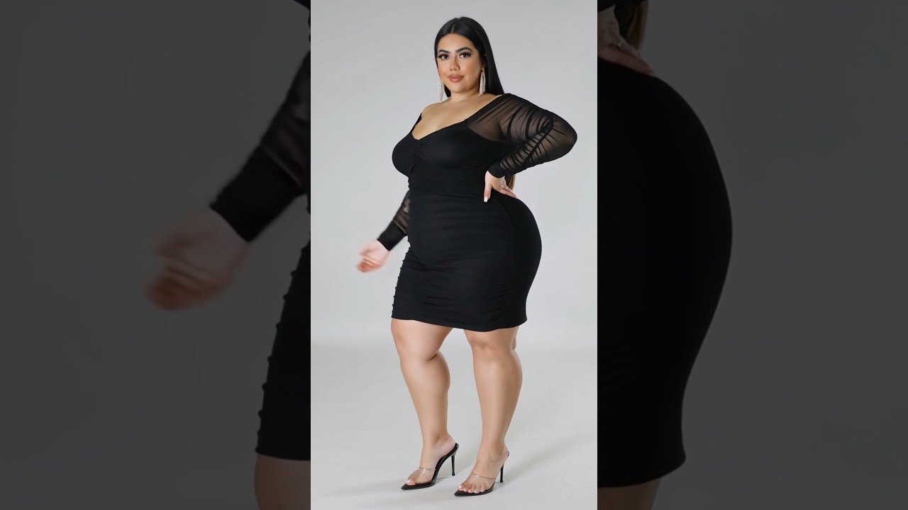 2 Black Dresses Short and Long styles Moda plus #plussize #fashion #dress