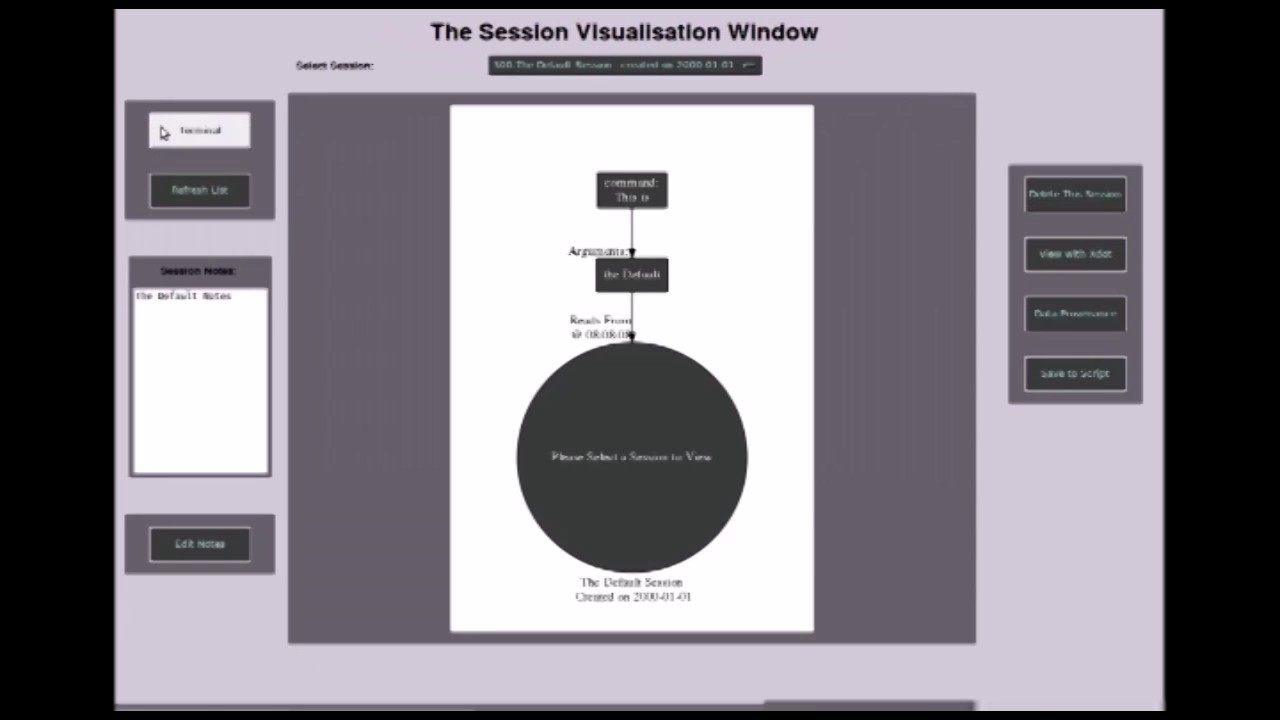 Pipeline creation and visualisation