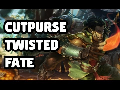 CUTPURSE TWISTED FATE SKIN SPOTLIGHT - LEAGUE OF LEGENDS