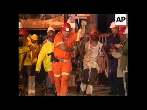 SOUTH AFRICA: GOLD MINERS RESCUED