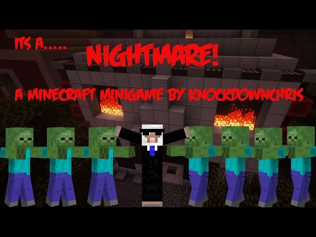 Nightmare-Minecraft Zombie Survival Minigame Minecraft Map