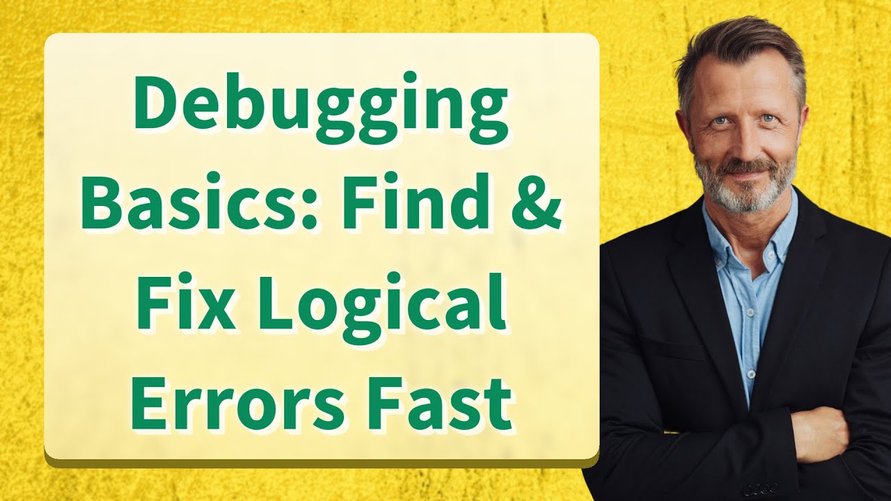 Debugging Basics: Find & Fix Logical Errors Fast