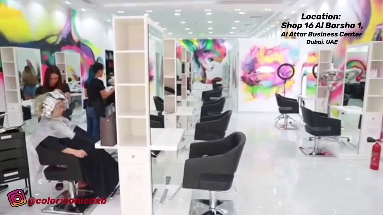 Looking for the Best Hair Ladies Salon in Dubai?  Check this video! 💯👌 COLOR ICONIC HAIR SALON 💕
