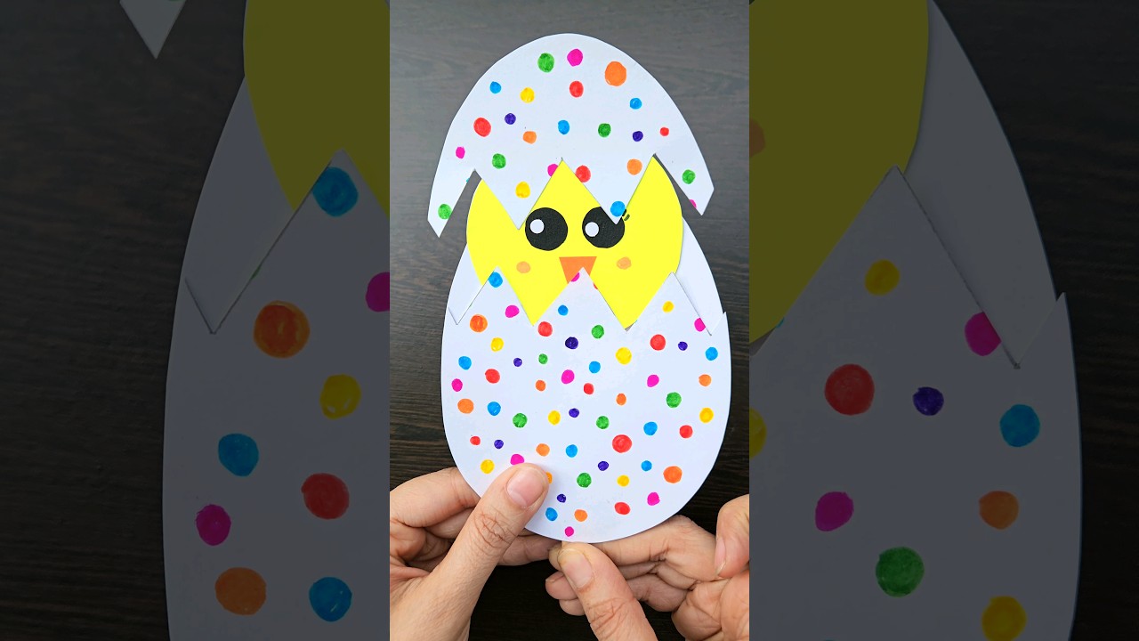 Easy Fun Paper craft || Easter Egg  #papercraft #tutorial #easy #diy #ideas #kids #teacher