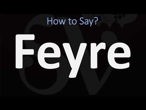 How to Pronounce Feyre? (CORRECTLY)