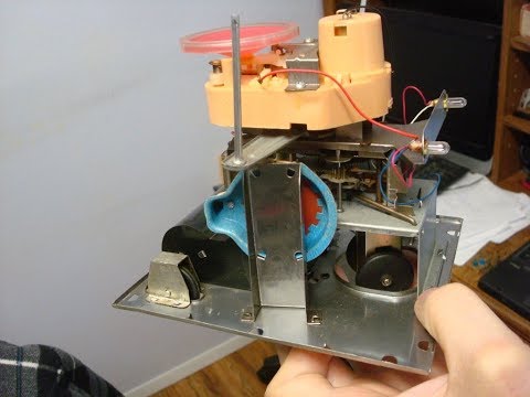 Inside the vintage RoboTank Z English speaking robot