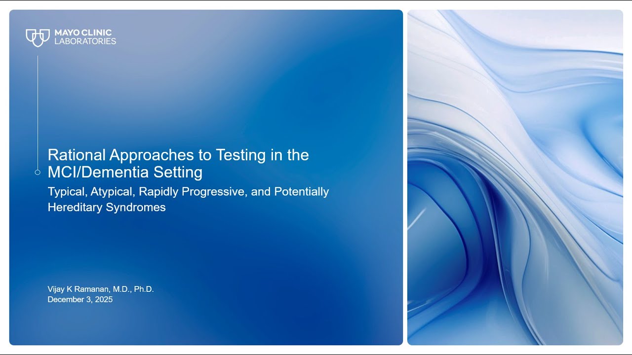Rational Approaches to Testing in the MCI/Dementia Setting