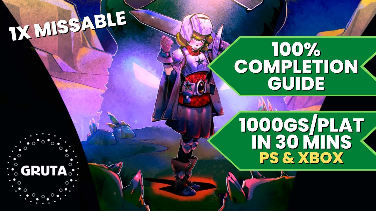 Gruta - 100% Walkthrough Guide (1000GS/Platinum in 30 Mins)