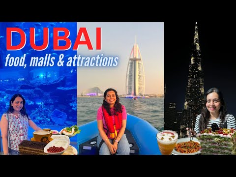 BEST OF DUBAI Malls, Food I ate - Arabic Dining Experience, Cafes, Shopping & more | DUBAI vlog 2023