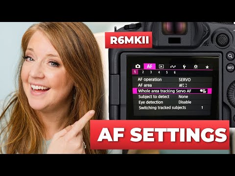 Canon R6 II: Autofocus settings for wedding photography
