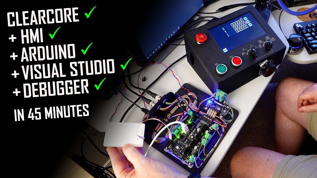 ClearCore + HMI in 45 Minutes: Skip the 40 Hour Learning Curve