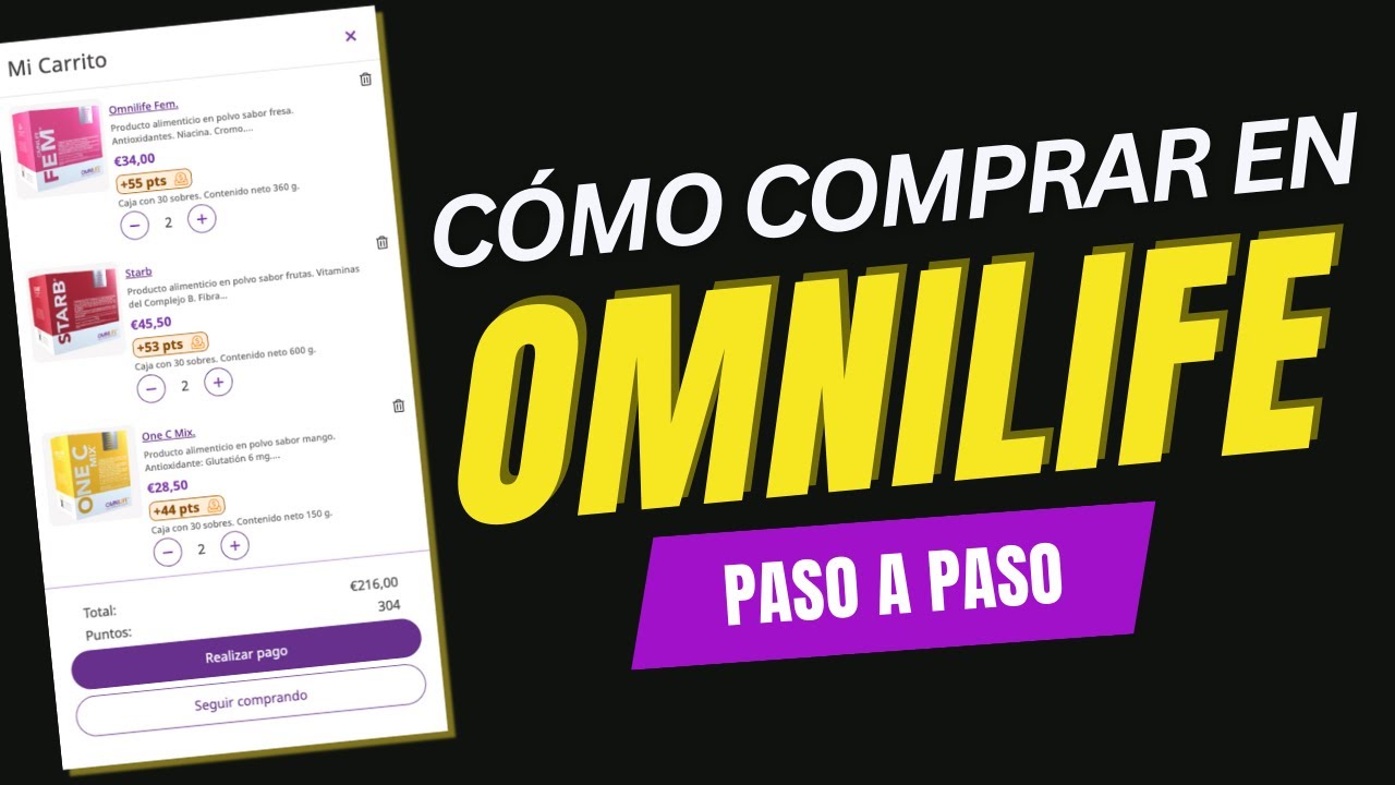 Cómo comprar Omnilife y Seytú fácil. Tutorial paso a paso.