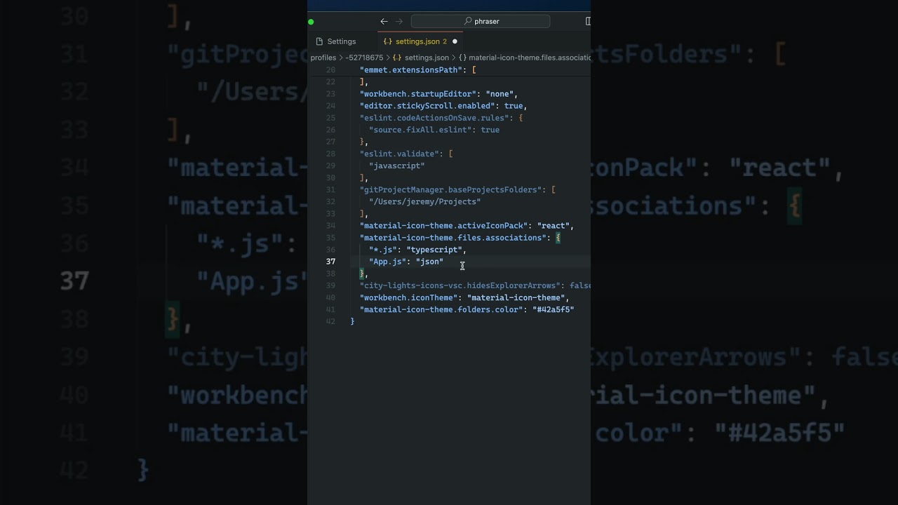 Unveiling the Best VS Code Icon Theme #shorts