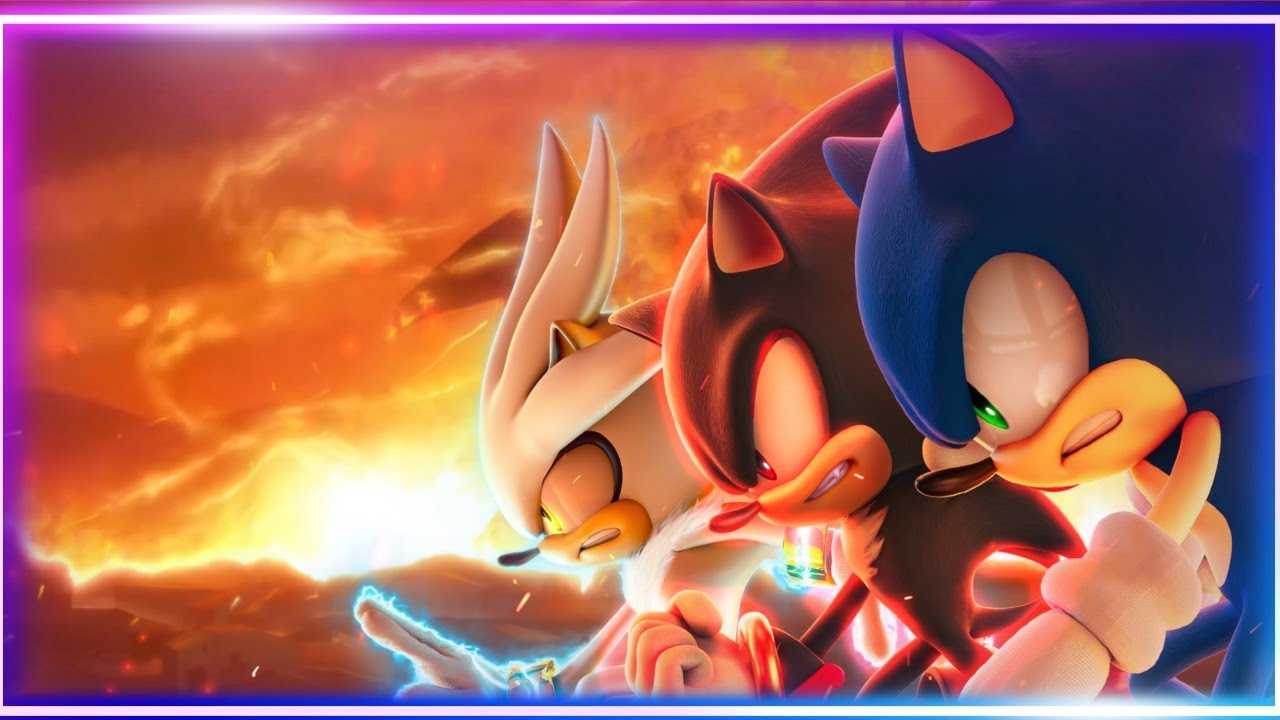 Sonic-Shadow-Silver Live Wallpaper Screensaver For TV 10 Hours