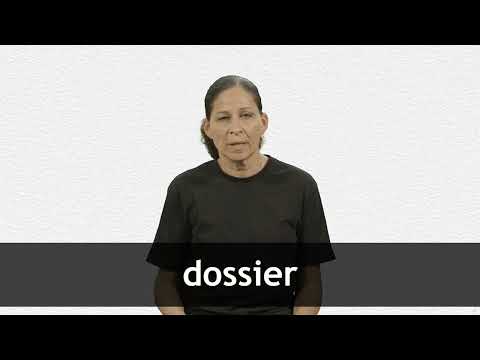 English Translation of “DOSSIER” | Collins French-English Dictionary