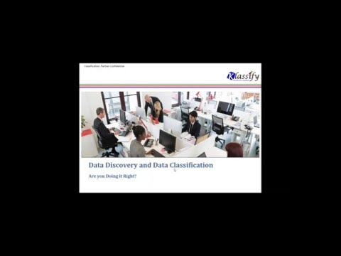 Data Discovery and Data Classification