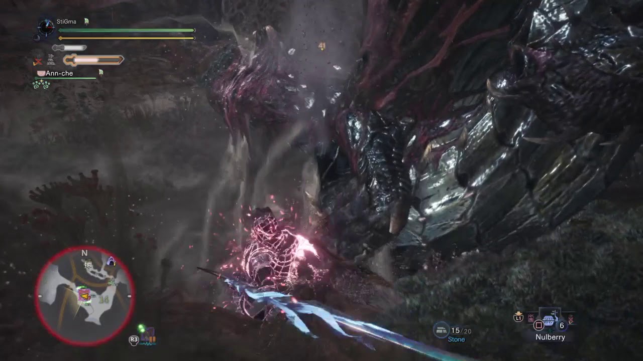 MHW | Longsword infinite White Sharpness vs Tempered Vaal - 6mins