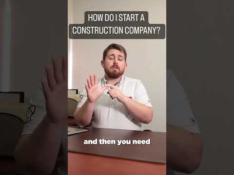 HOW DO I START A CONSTRUCTION COMPANY? TAMPA GENERAL CONTRACTOR ANSWERS!