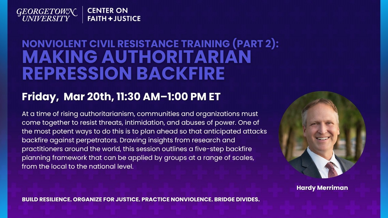 Nonviolent Civil Resistance Training (PART 2): Making Authoritarian Repression Backfire