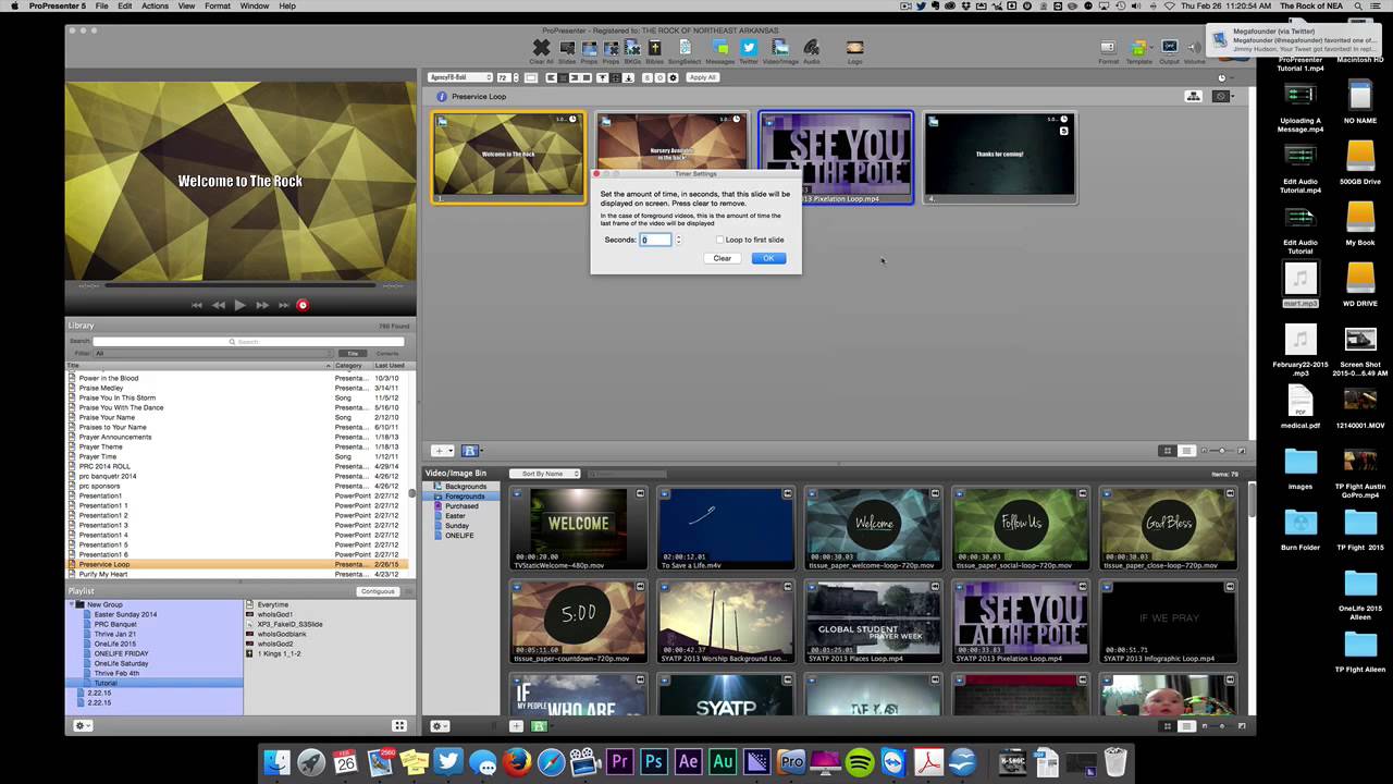 ProPresenter Tutorial 2: Looping Slides and Video Properties