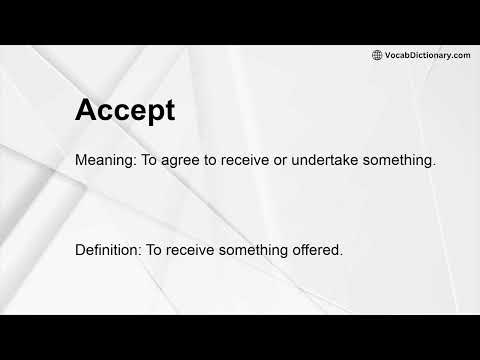 Accept Meaning