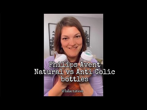 Philips Avent Natural vs Anti Colic Bottles
