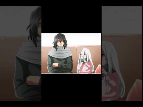 Eri trying to look like aizawa mha comic