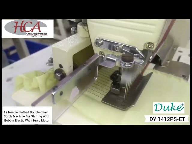Hikari Industrial Sewing Machine - DY1412PS-ET(1/4') 12 needle flatbed ...