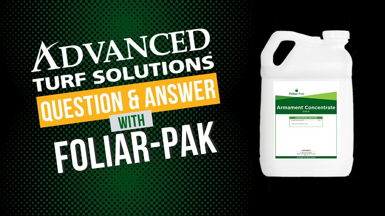Foliar-Pak Question and Answer