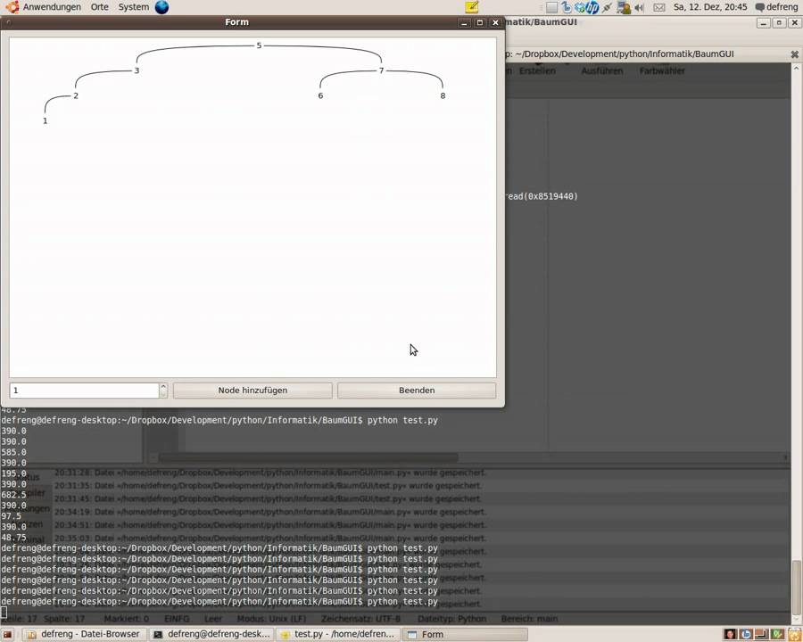 Python Binary Tree Visualizer