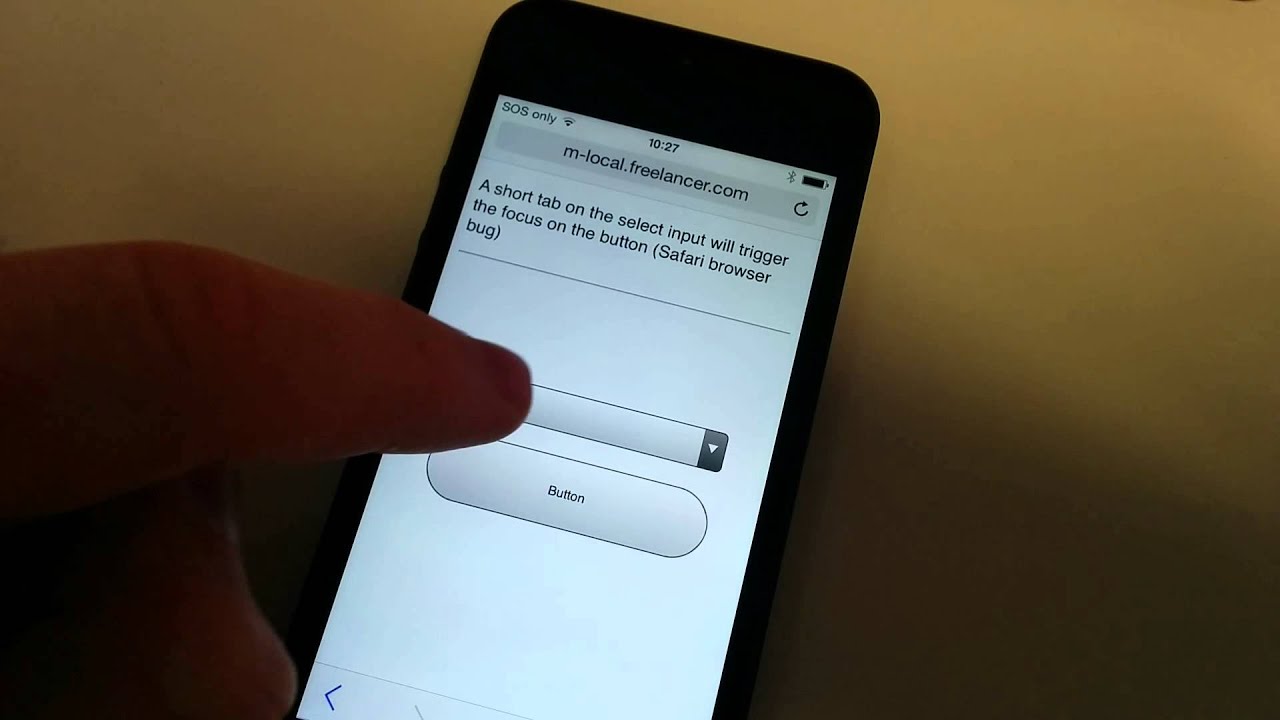 Fastclick Safari iOS focus bug on select inputs