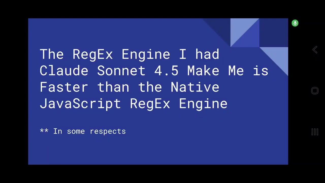 When AI Code Beats Native: JavaScript RegExp vs Epsilon-NFA Benchmarks