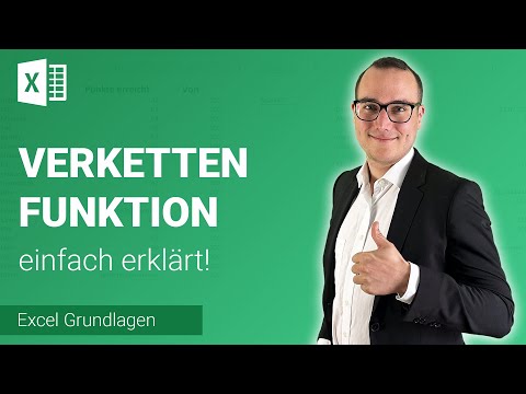 VERKETTEN-Funktion einfach erklärt | Lerne Microsoft Excel ✅
